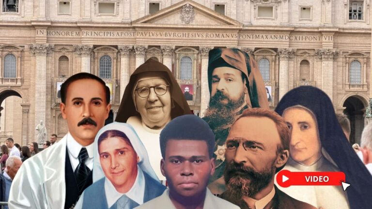 Seven New Saints Canonized by Pope Leo XIV
