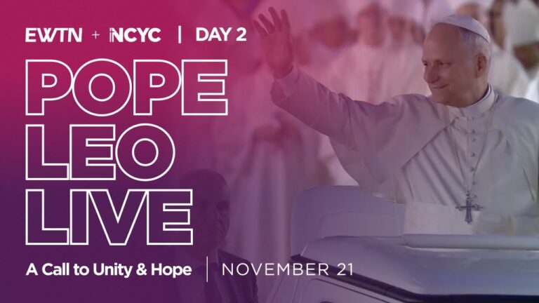 Pope Leo XIV Live with Catholic Youth: NCYC 2025 - EWTN Vatican