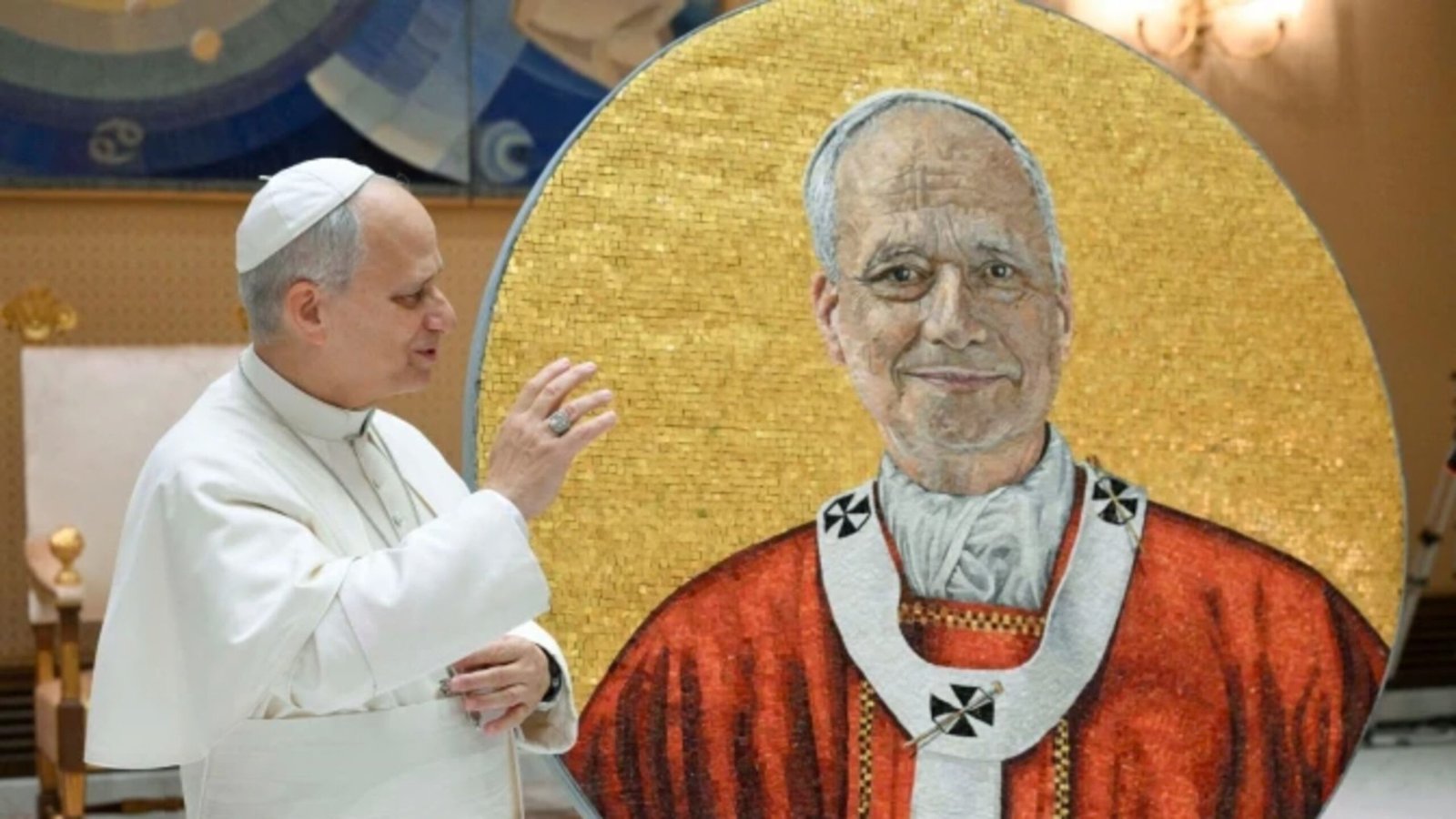Mosaic of Pope Leo XIV Readied for St. Paul Outside the Walls